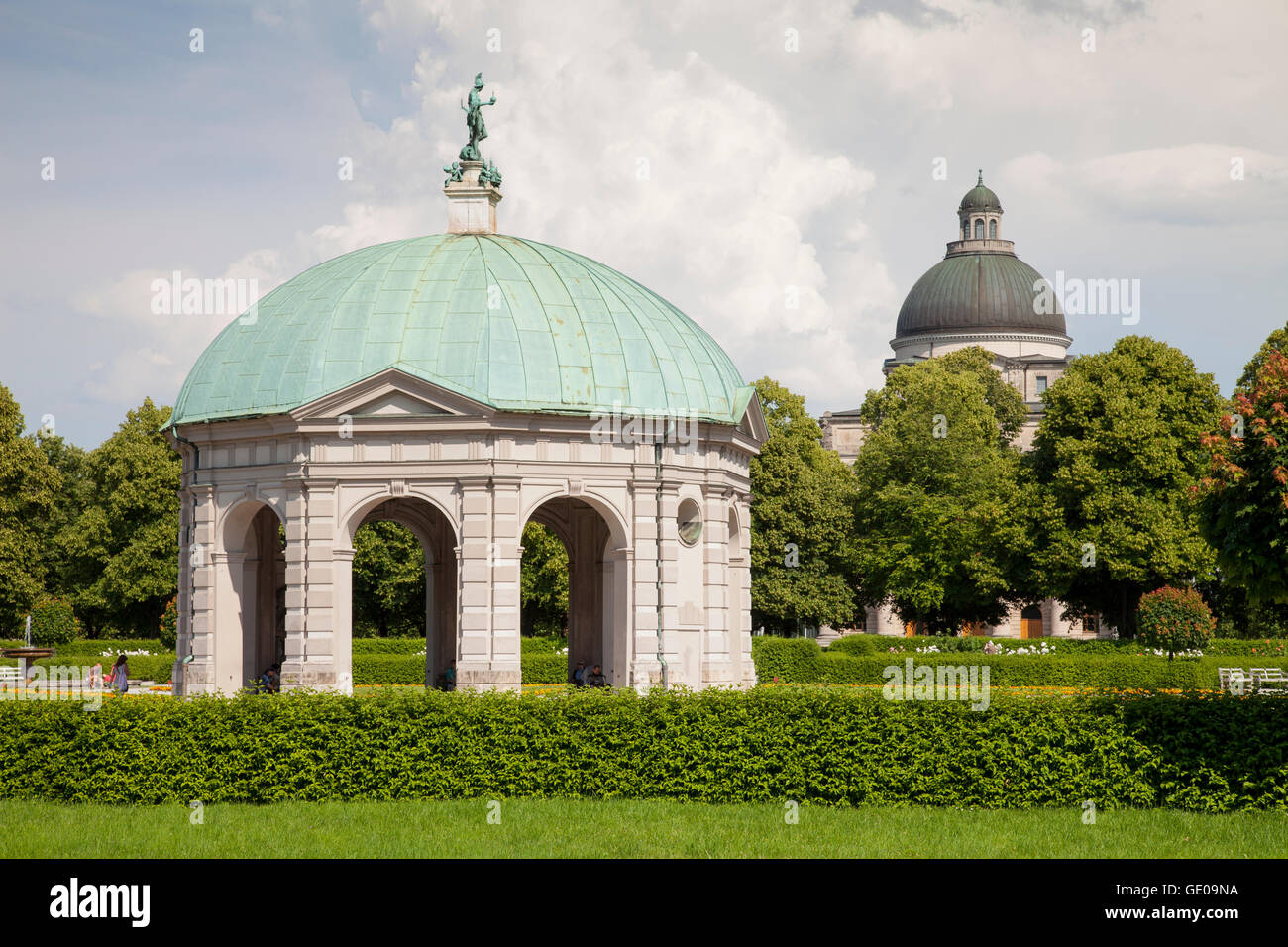geography / travel, Germany, Bavaria, Munich, Hofgarten, Temple for the ...