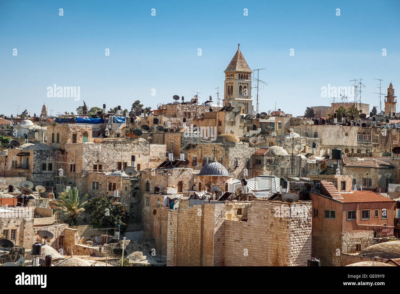 Old city of jerusalem skyline hi-res stock photography and images - Alamy