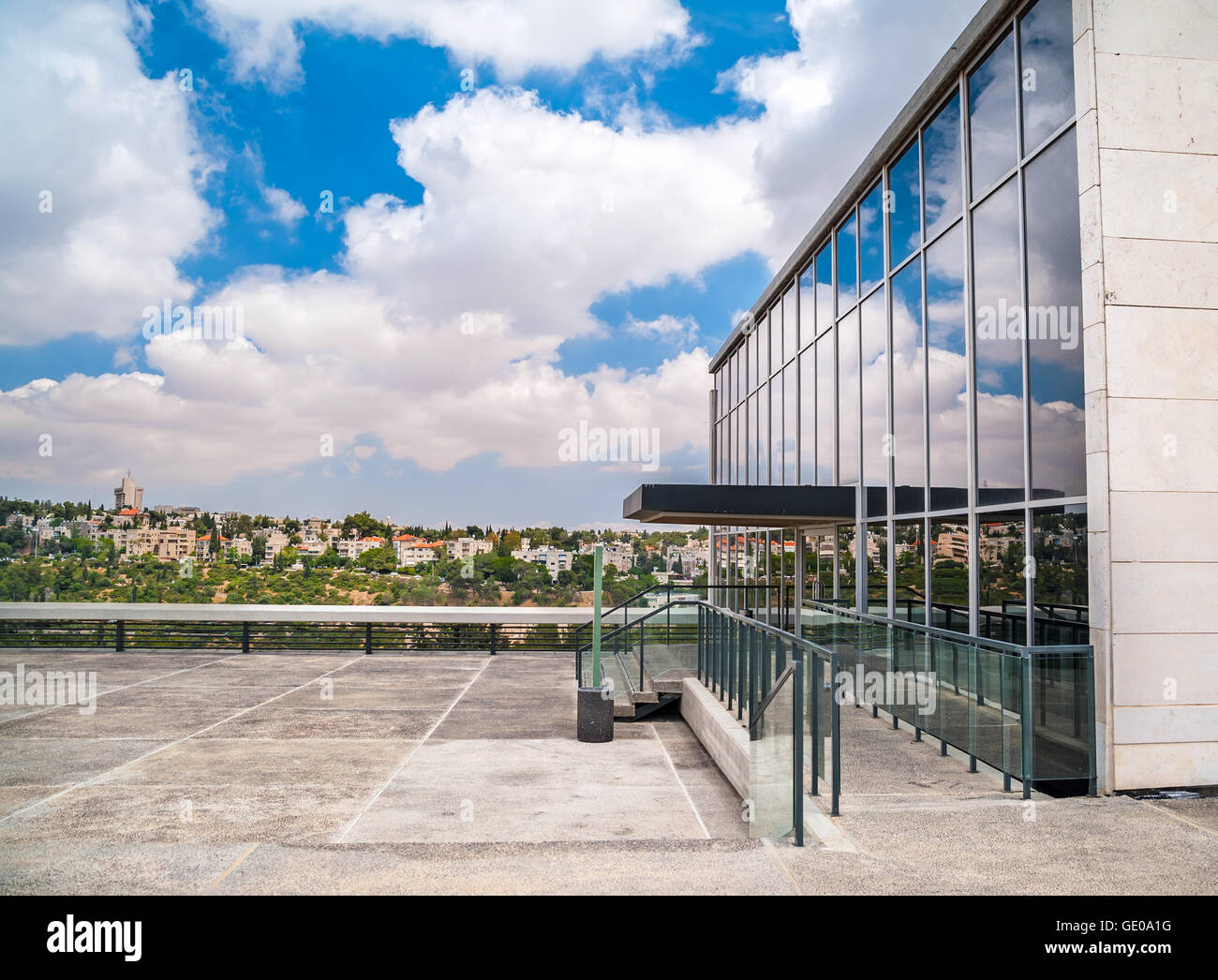 Entrance of Israeli museum building, Jerusalem, Israel Stock Photo - Alamy