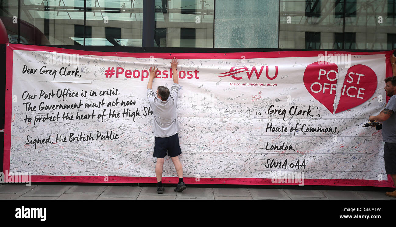 At The Post Office Headquarters In London High Resolution Stock ...