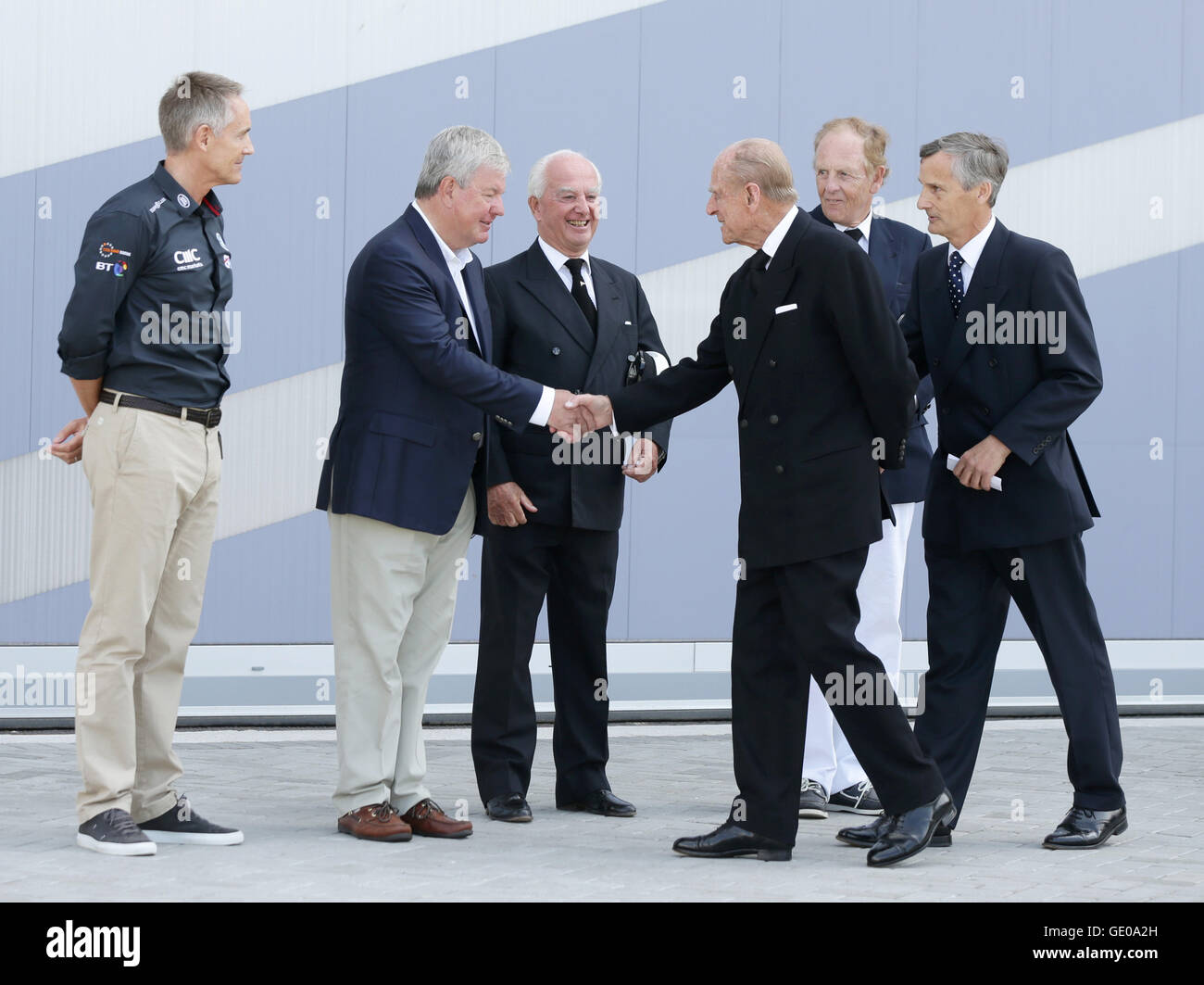 Prince philip phillip royal americascup hi-res stock photography and ...