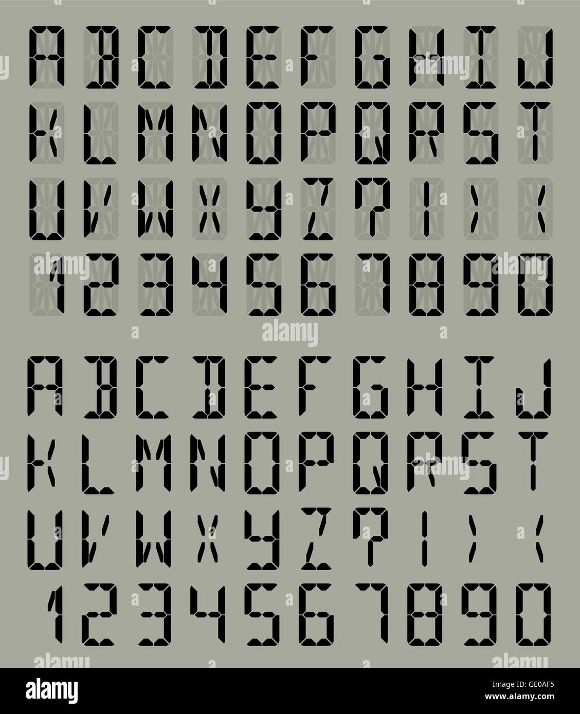 Crystal font hi-res stock photography and images - Alamy