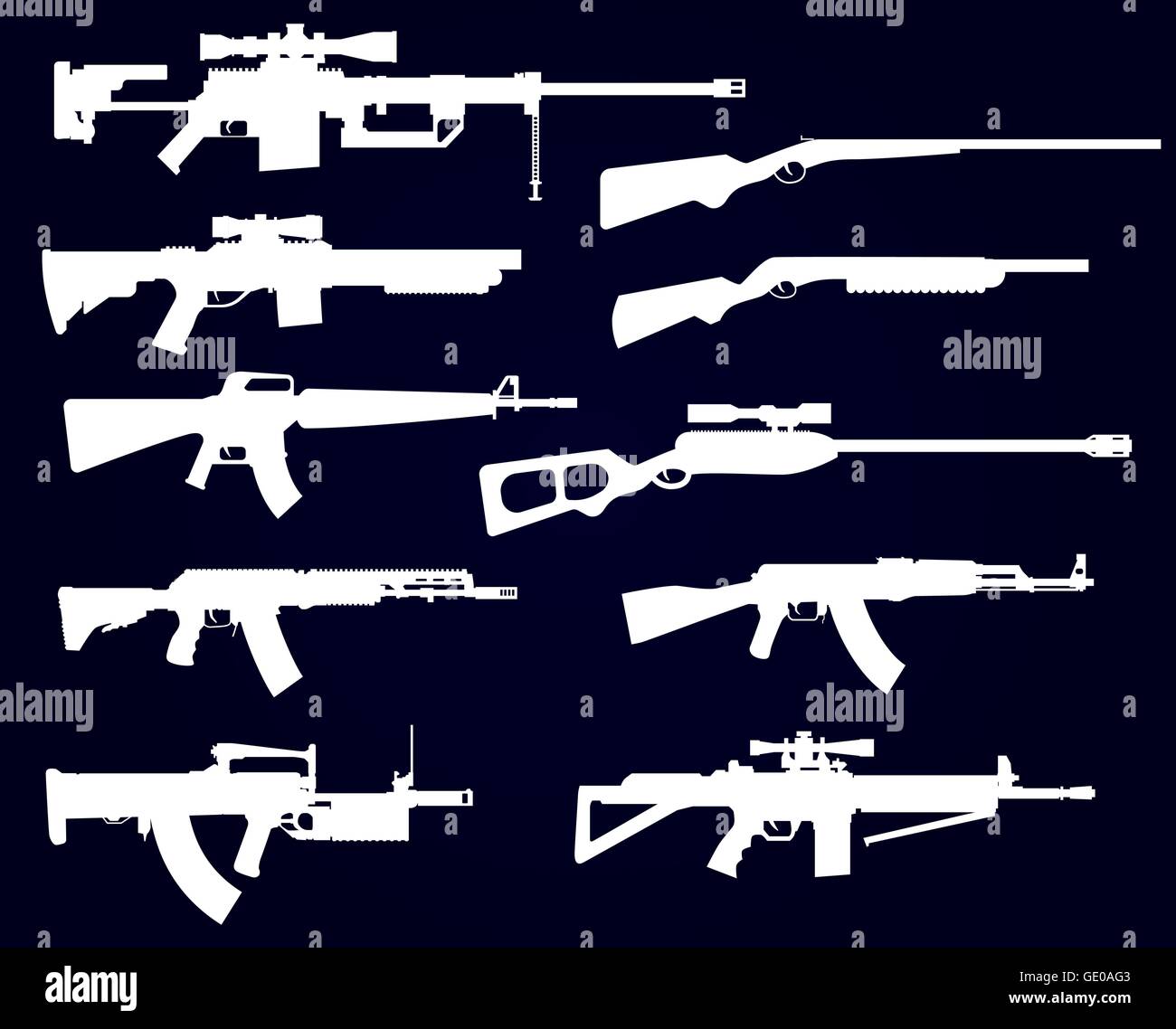 Silencer gun hi-res stock photography and images - Alamy