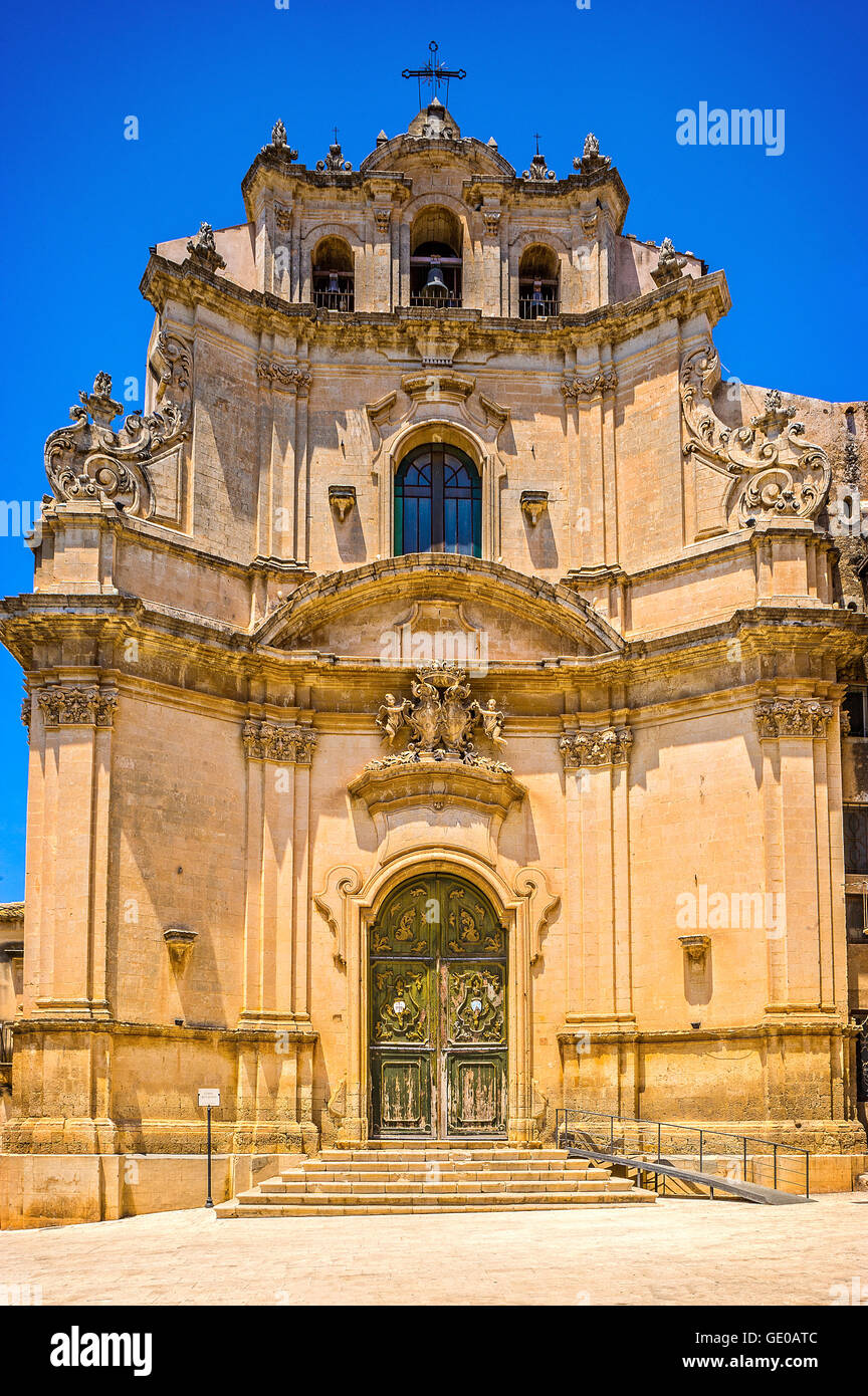 Italy Sicily Noto Church of Carmine Stock Photo - Alamy