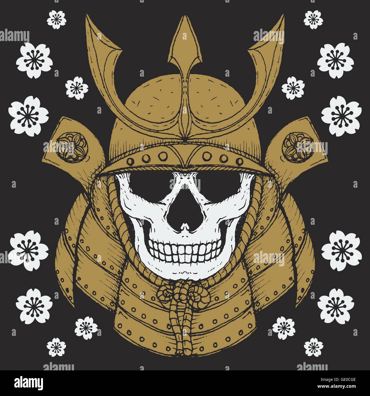 Samurai skull hi-res stock photography and images - Alamy