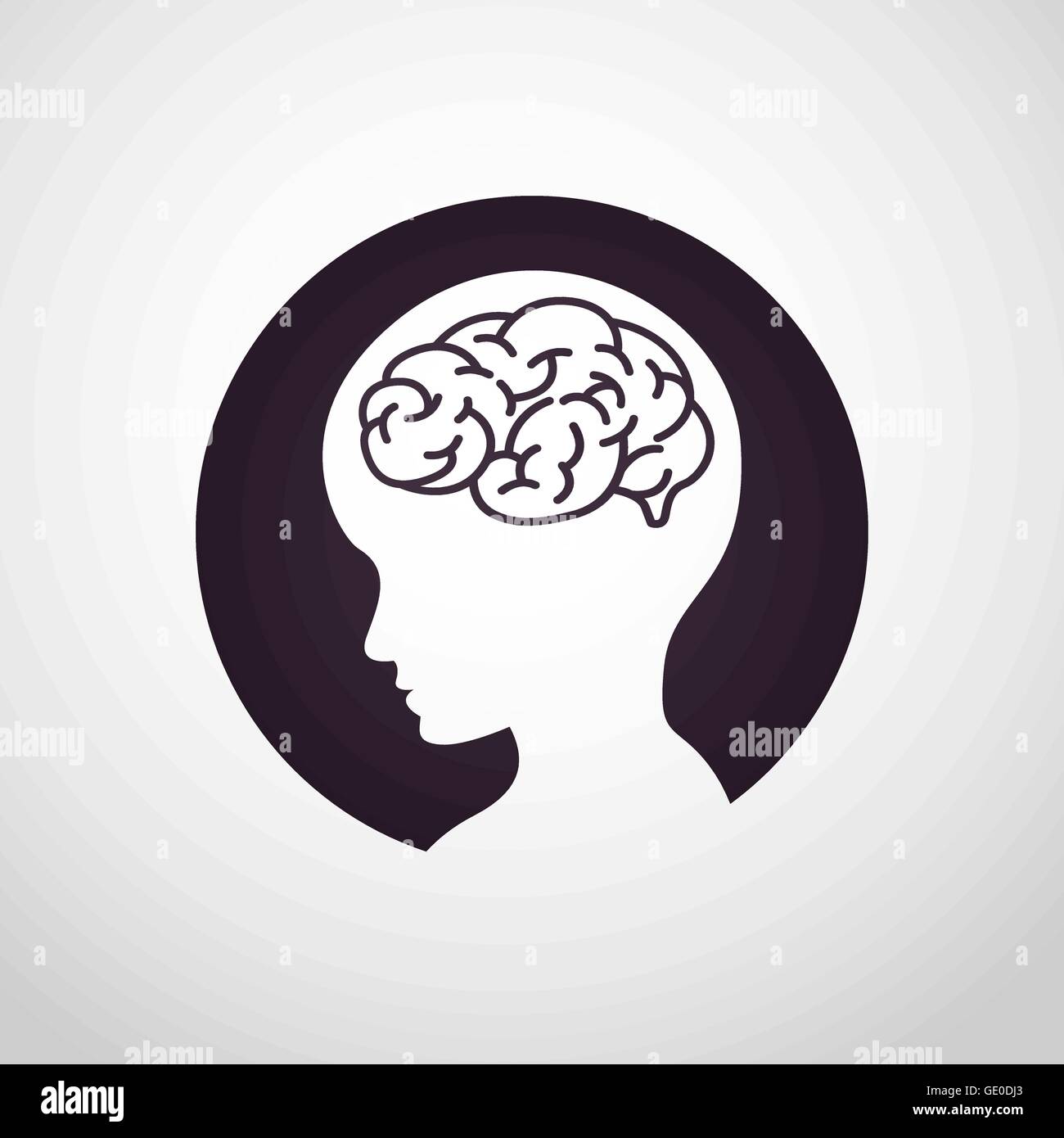 children brain logo vector Stock Vector Image & Art - Alamy
