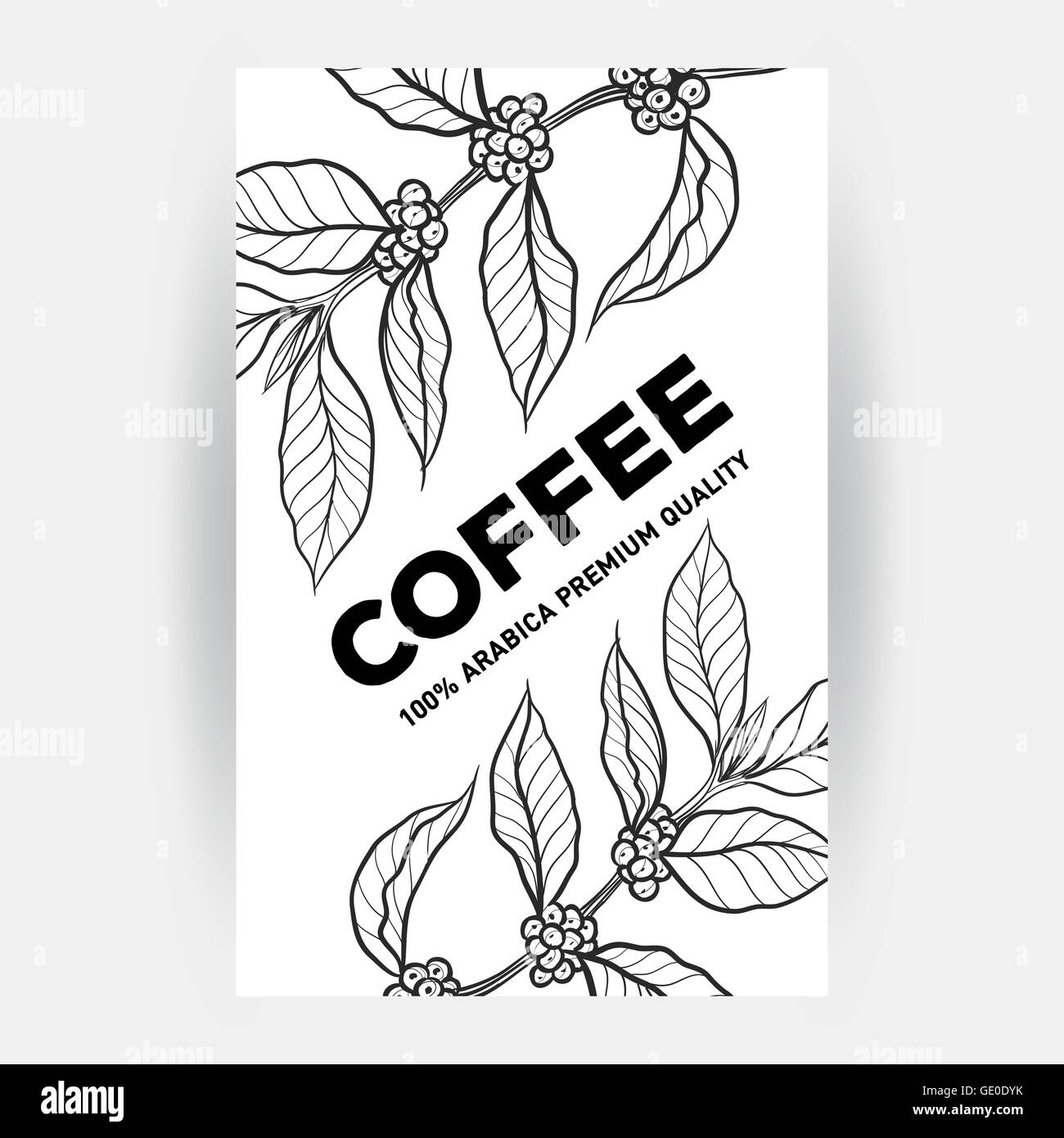 Packaging design for coffee Stock Vector Image & Art - Alamy