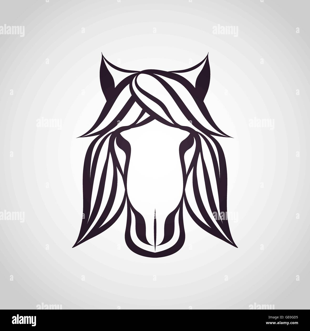 Horse logo vector Stock Vector Image & Art - Alamy