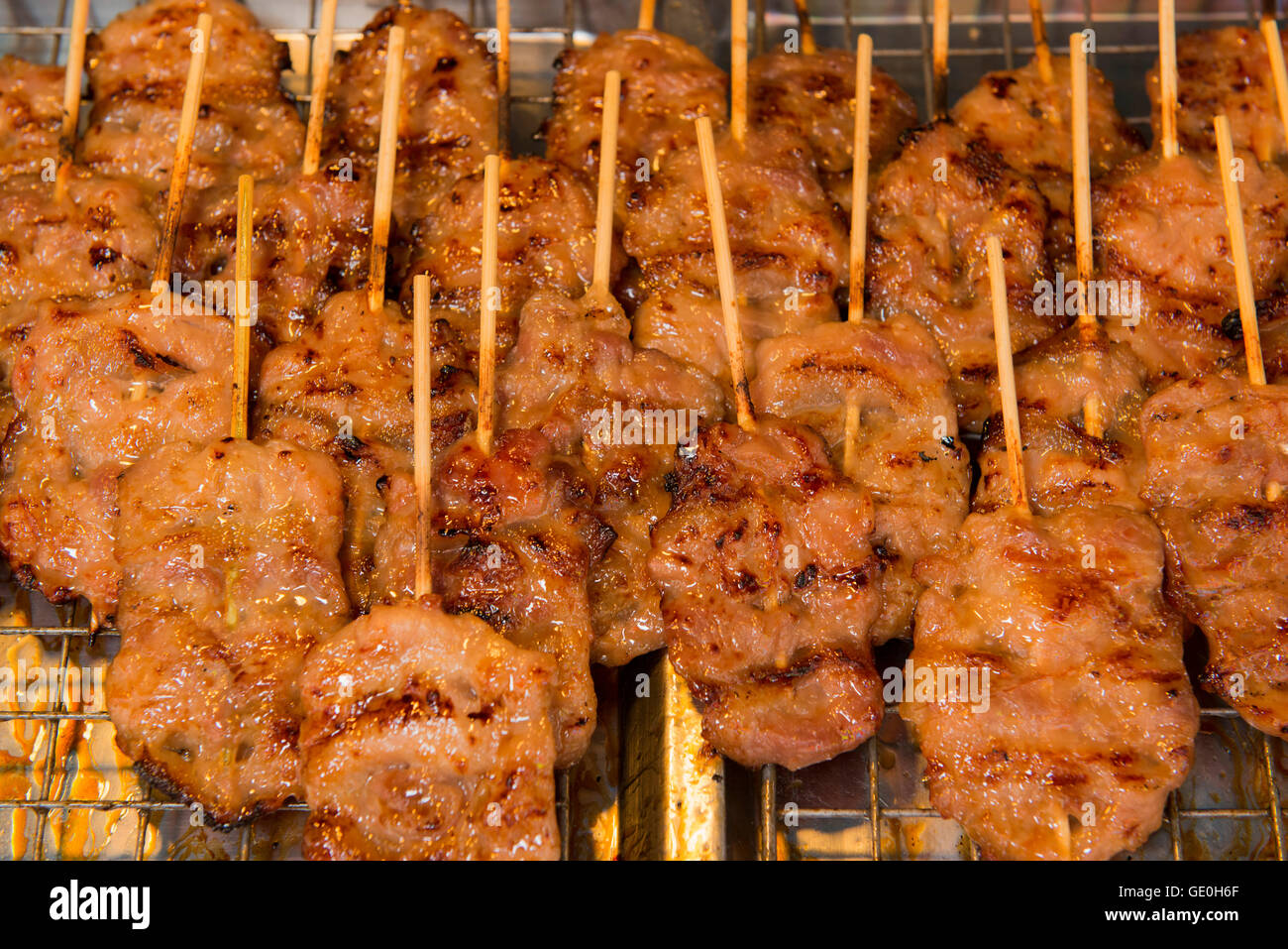 Thai Streetfood in a restaurant at the Chatuchak Weekend Market in the ...