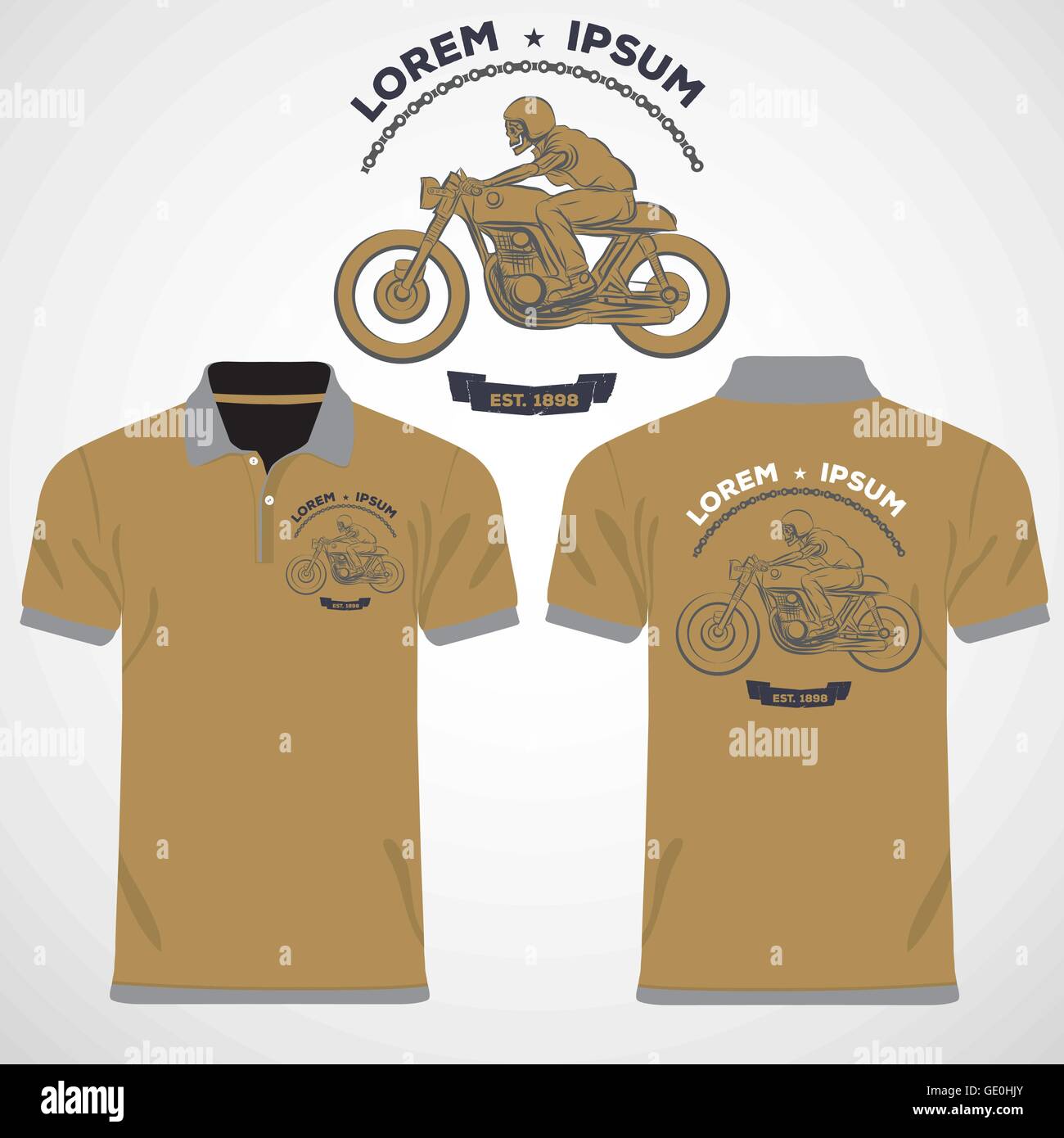 Color men polo shirts. Design template. Vector illustration Stock ...