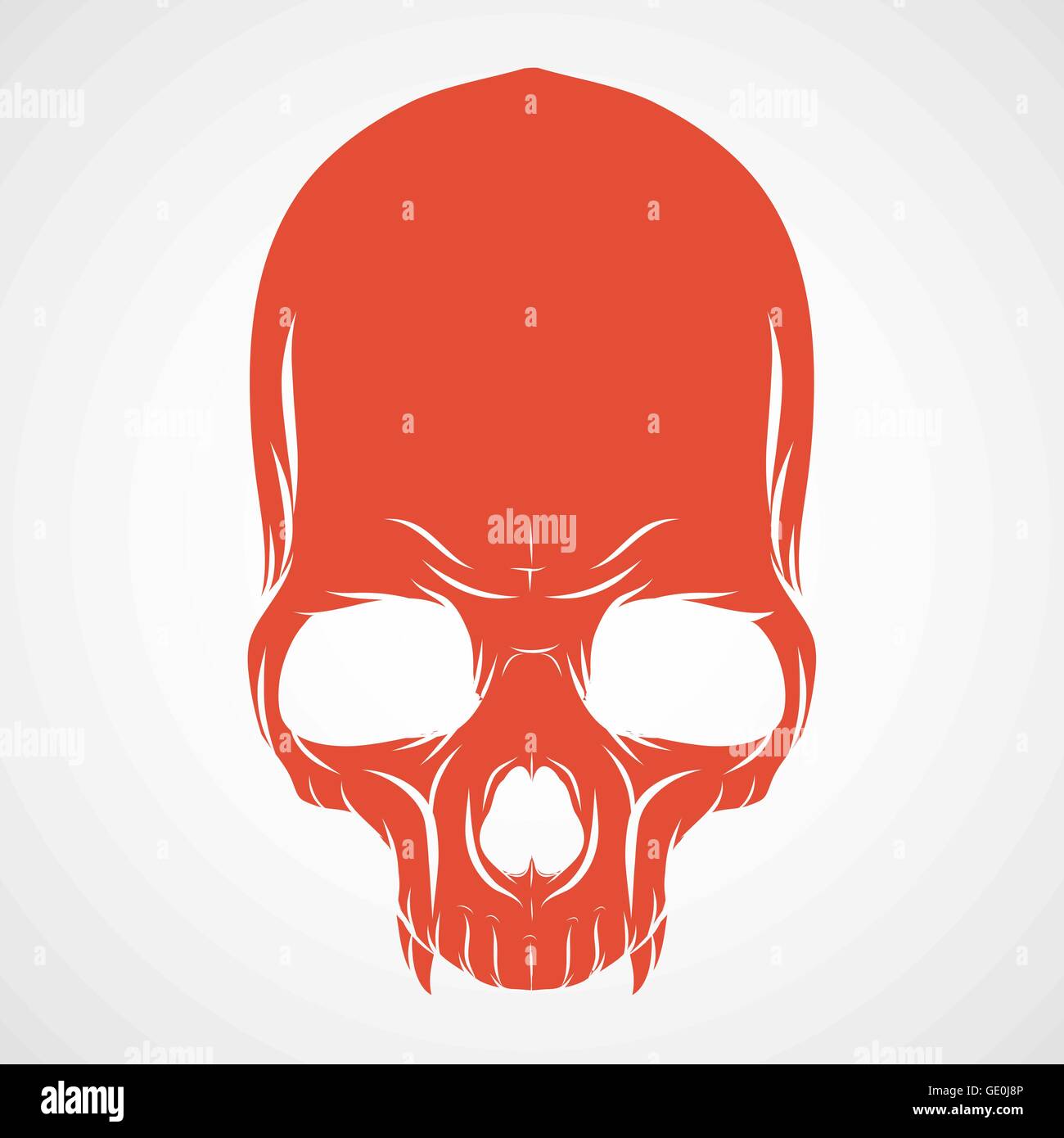 Skull logo vector Stock Vector Image & Art - Alamy