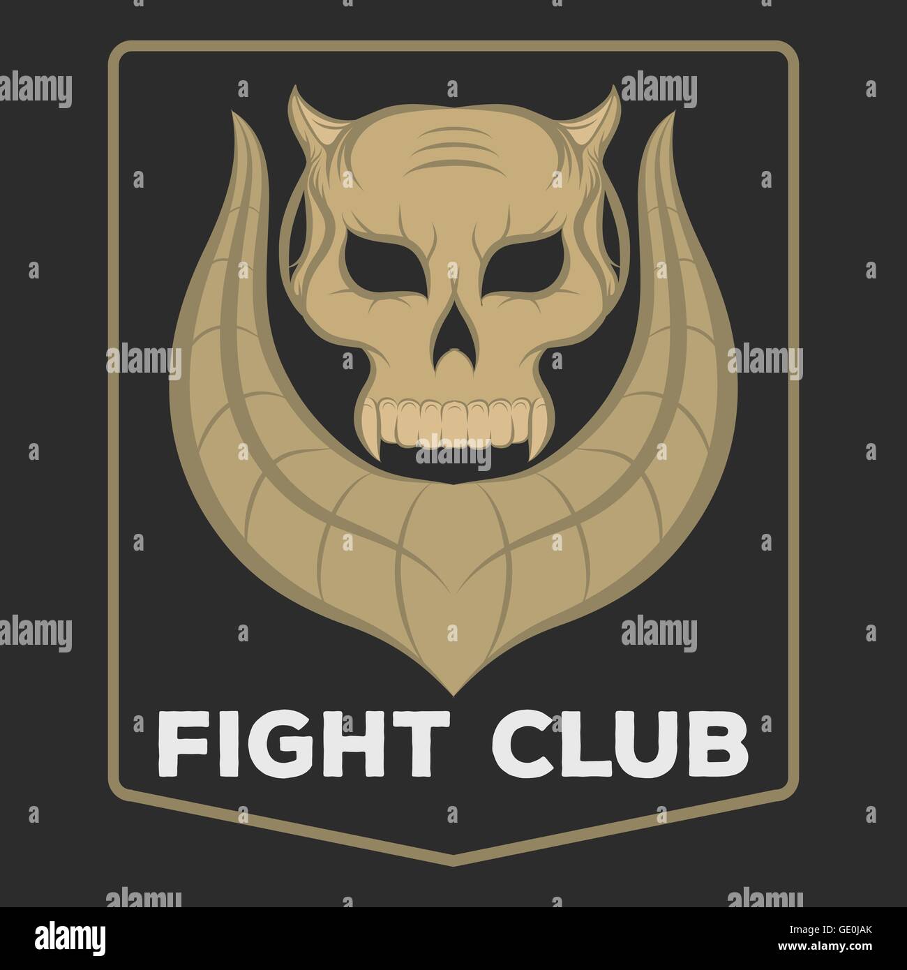 Skull logo vector Stock Vector Image & Art - Alamy