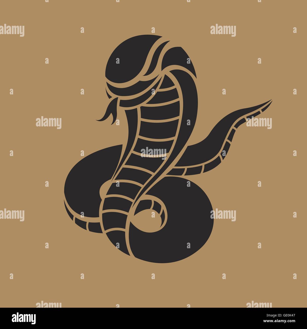 Snake logo vector Stock Vector Image & Art - Alamy