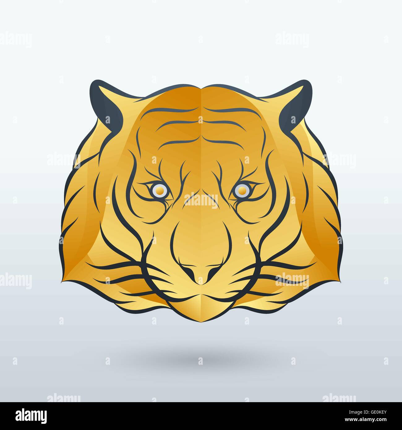 Tiger logo vector hi-res stock photography and images - Alamy