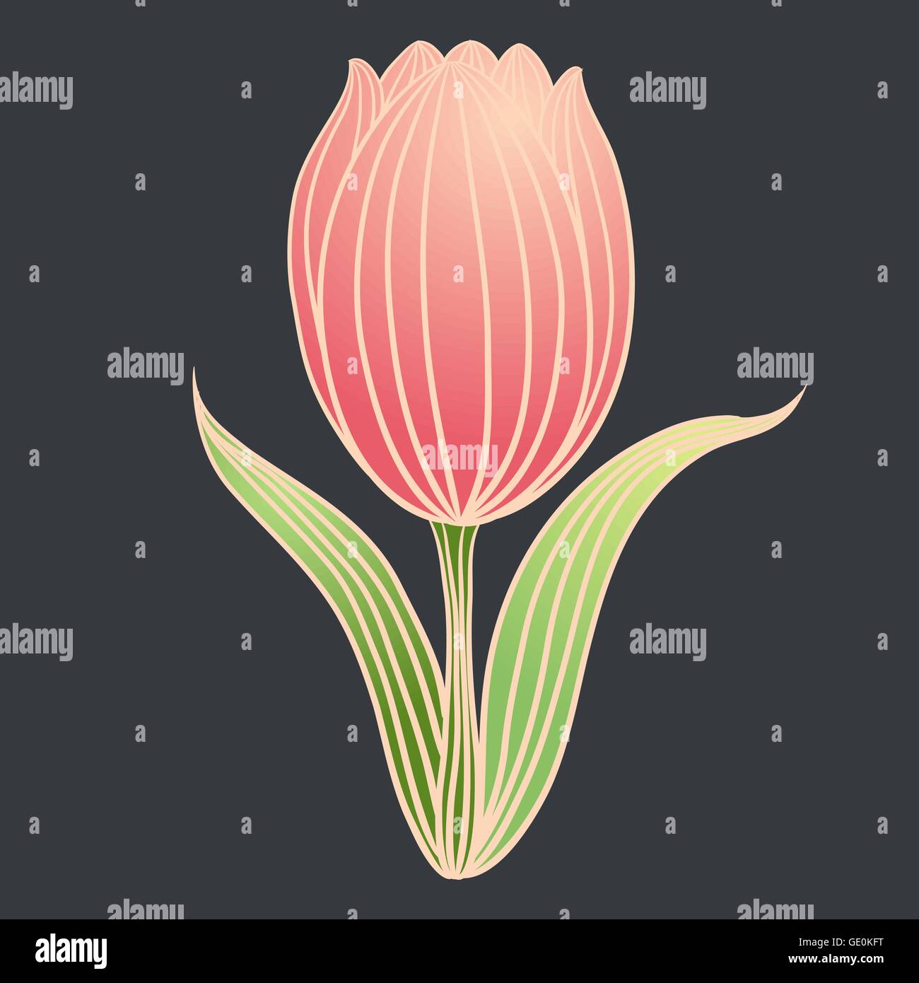 D flower Stock Vector Images - Alamy