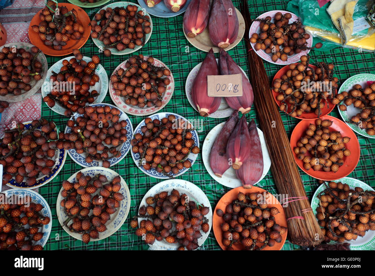 fruits at the market in the city of Bandar seri Begawan in the country ...