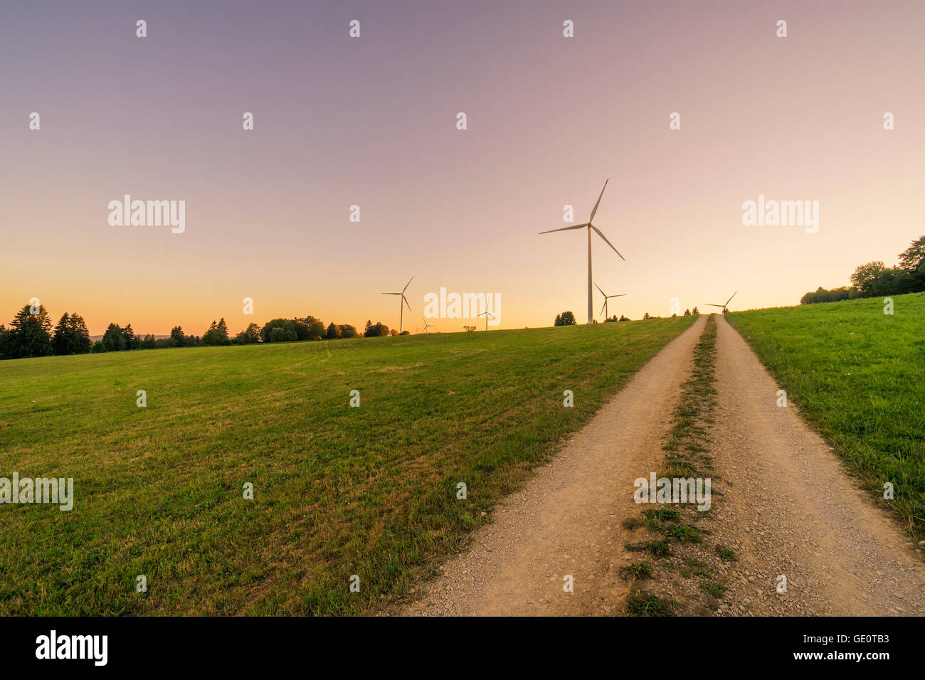Wind mills for ecological and renewable electricity power production ...
