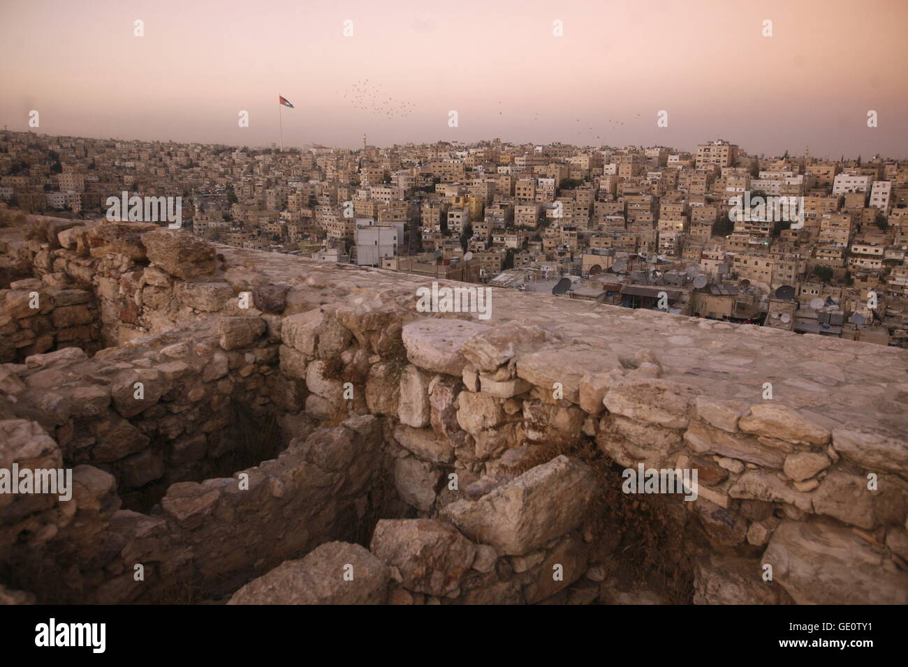 The City Centre of the City Amman in Jordan in the middle east Stock ...