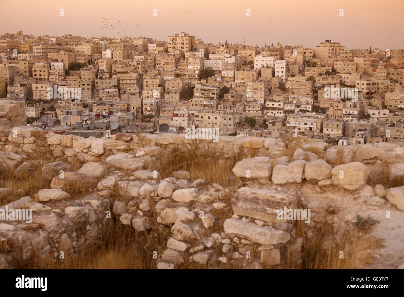The City Centre of the City Amman in Jordan in the middle east Stock ...