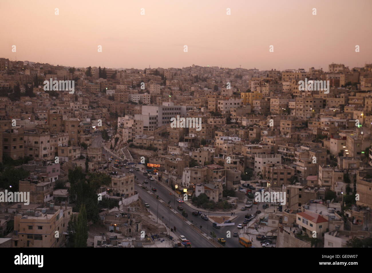 The City Centre of the City Amman in Jordan in the middle east Stock ...