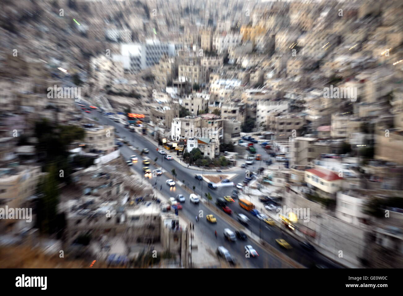 The City Centre of the City Amman in Jordan in the middle east Stock ...