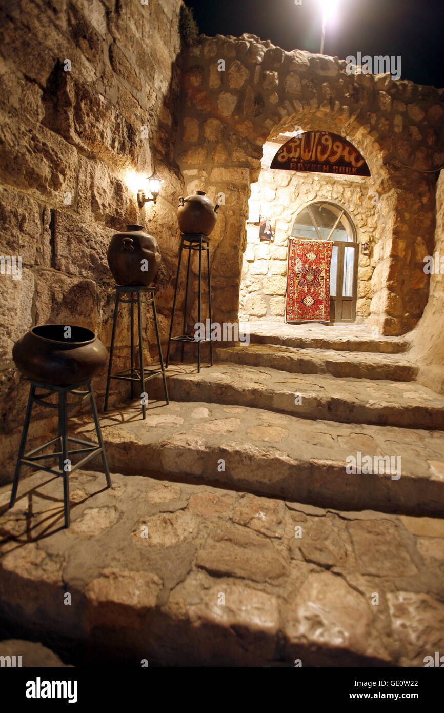 a Restaurant in the City Amman in Jordan in the middle east Stock Photo ...