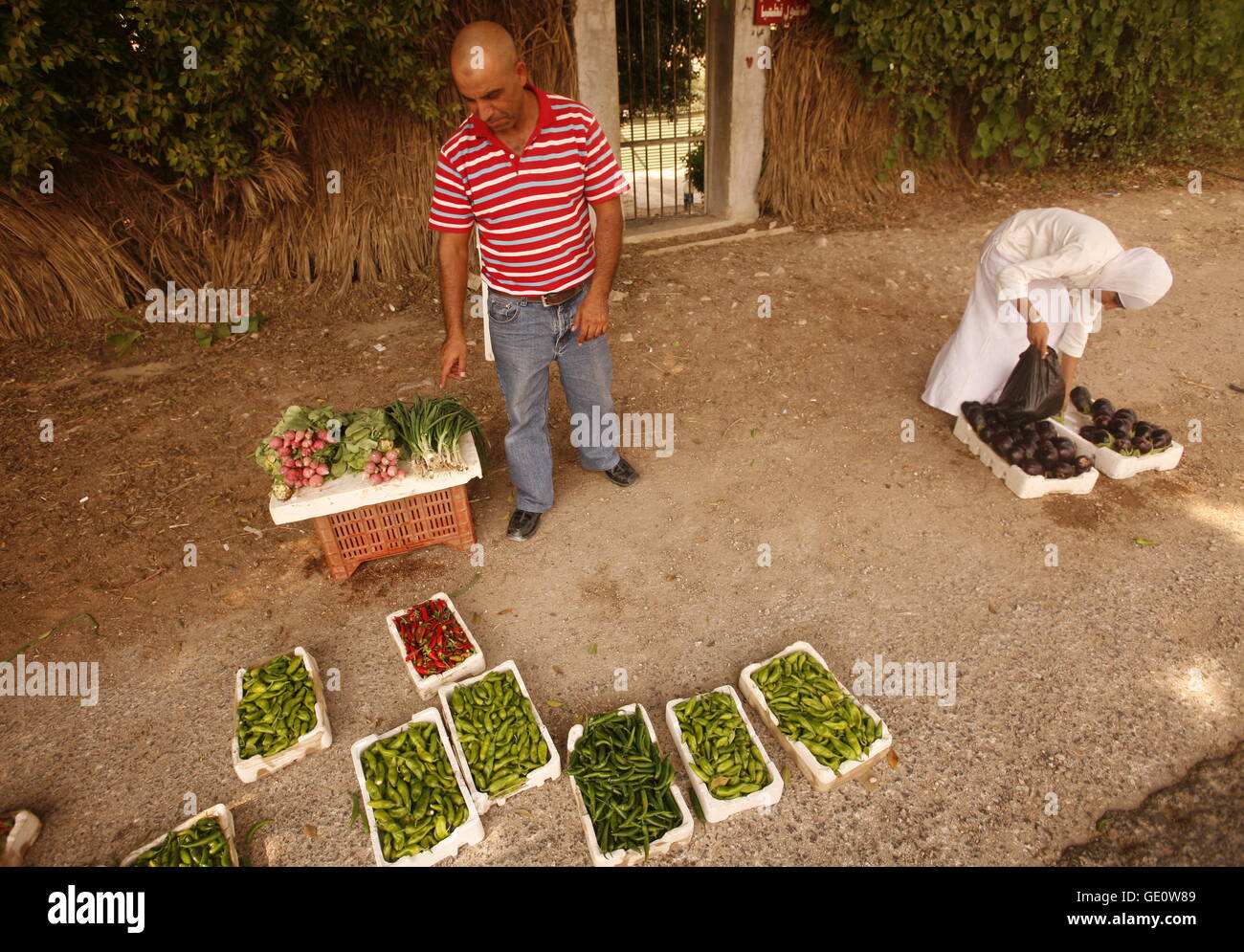 Jordan farmer hi-res stock photography and images - Alamy