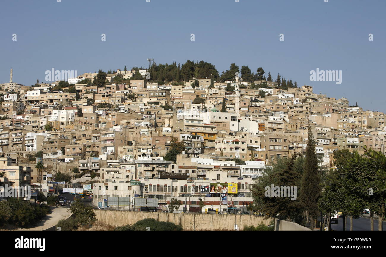 The City of Salt in the west of Amann in Jordan in the middle east ...