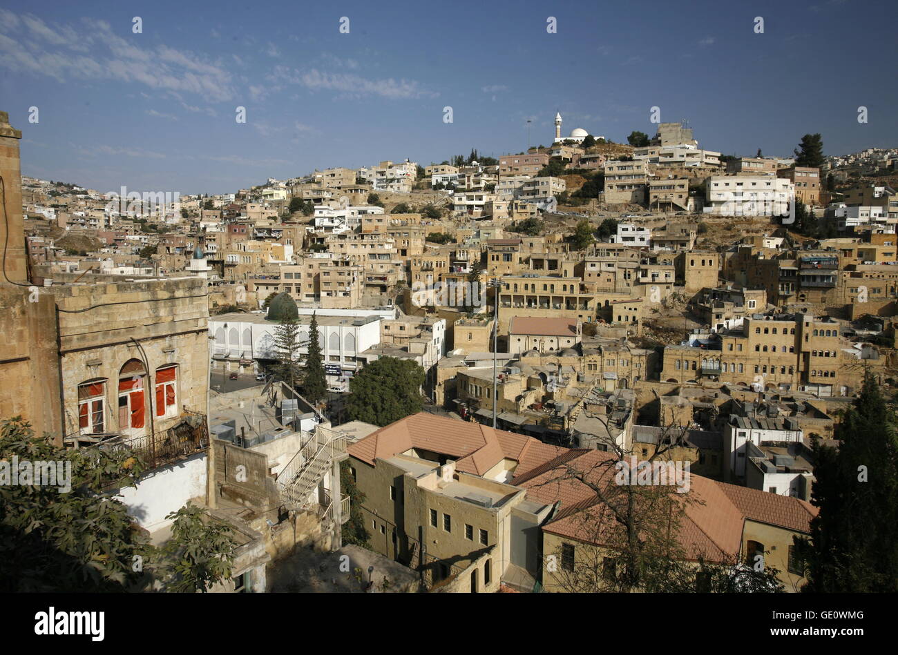 The City of Salt in the west of Amann in Jordan in the middle east ...
