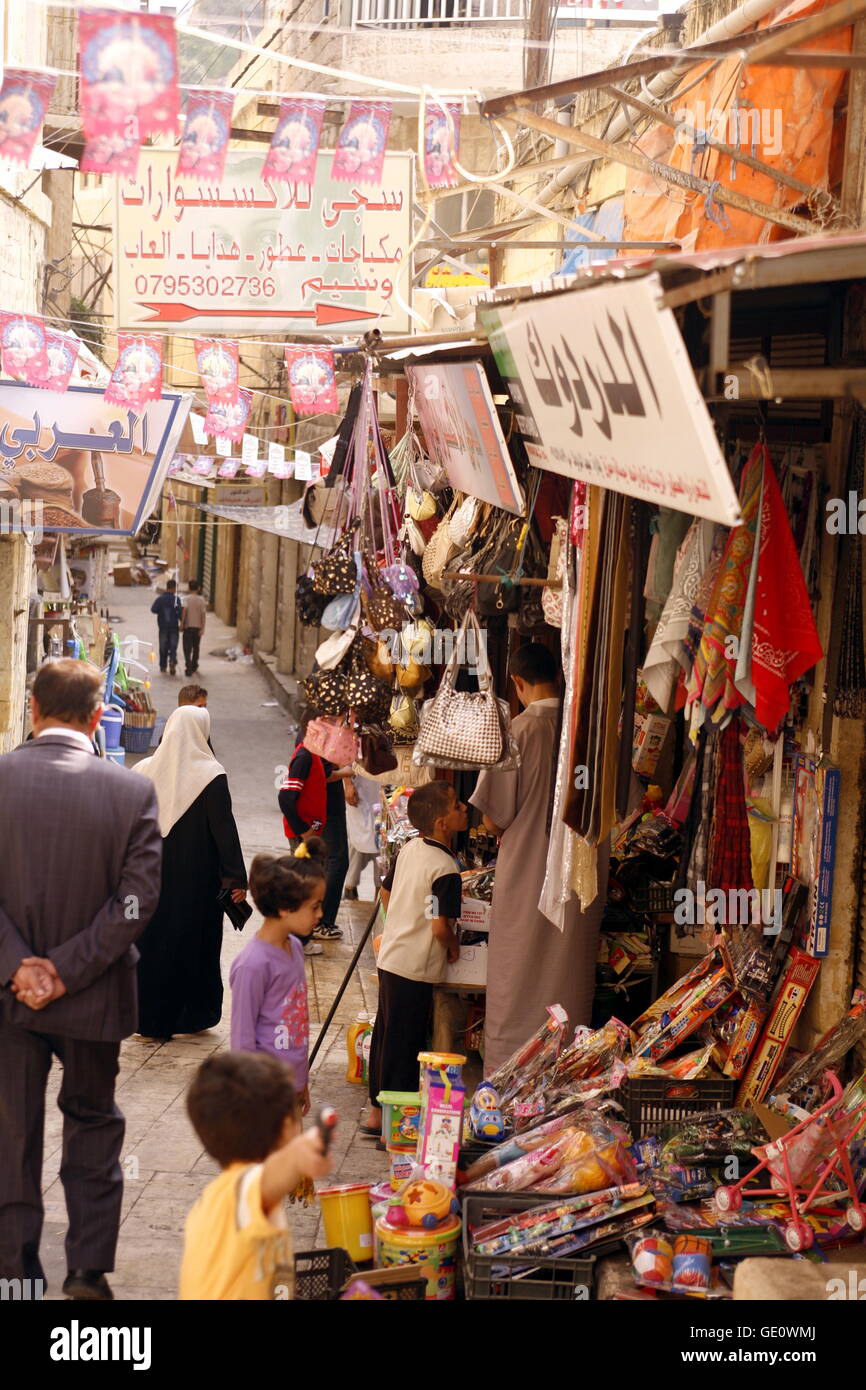 The City of Salt in the west of Amann in Jordan in the middle east ...