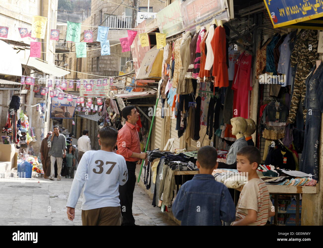 The City of Salt in the west of Amann in Jordan in the middle east ...