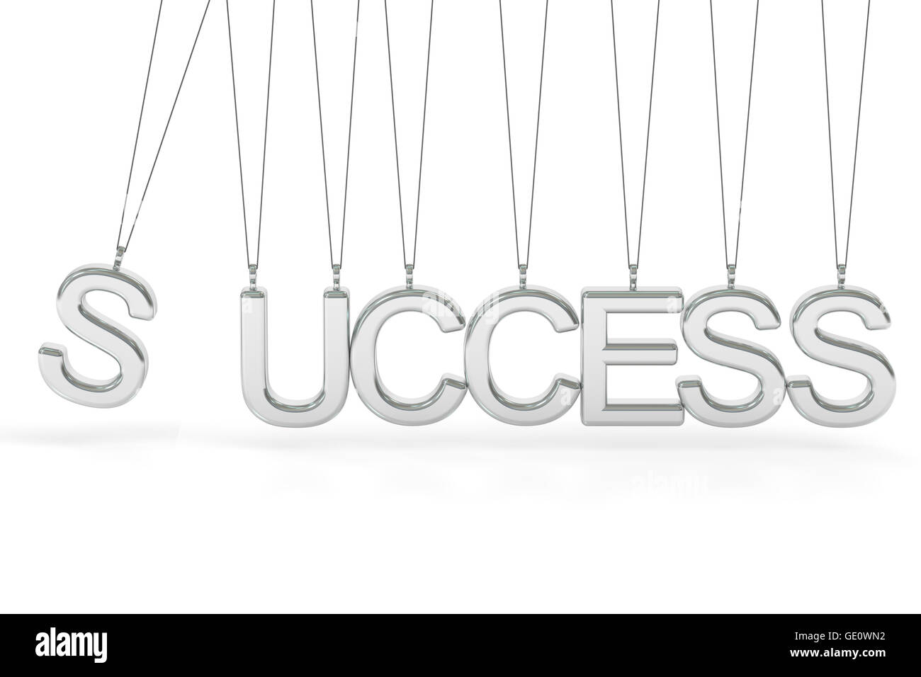 3d success concept hi-res stock photography and images - Alamy