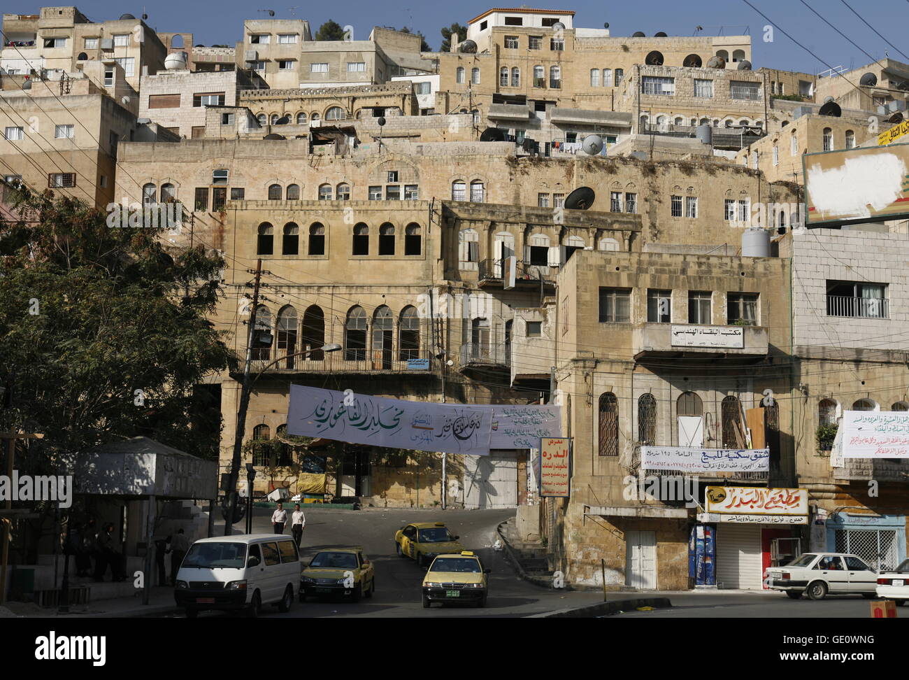 The City of Salt in the west of Amann in Jordan in the middle east ...