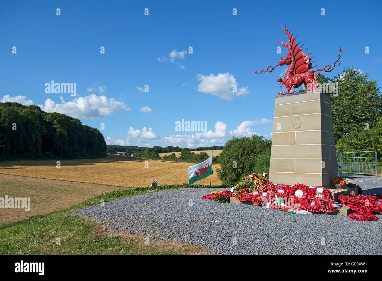 Welch 38th division memorial hi-res stock photography and images - Alamy