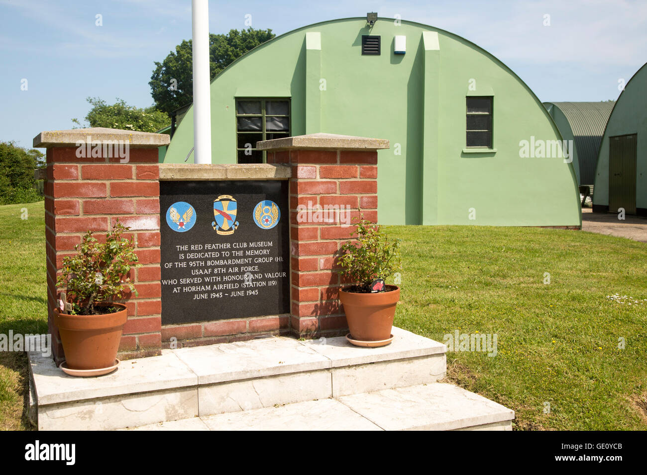 USA Air Force 95th Bomb Squadron museum, Horham, Suffolk, England, UK ...