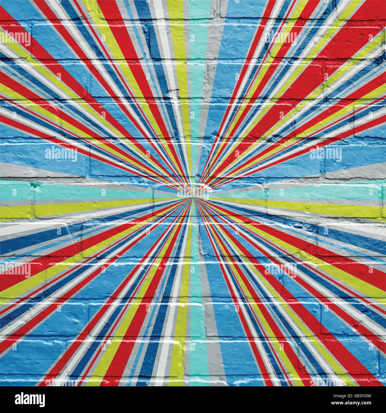 Urban art, wall and band of paint rainbow Stock Vector Image & Art - Alamy