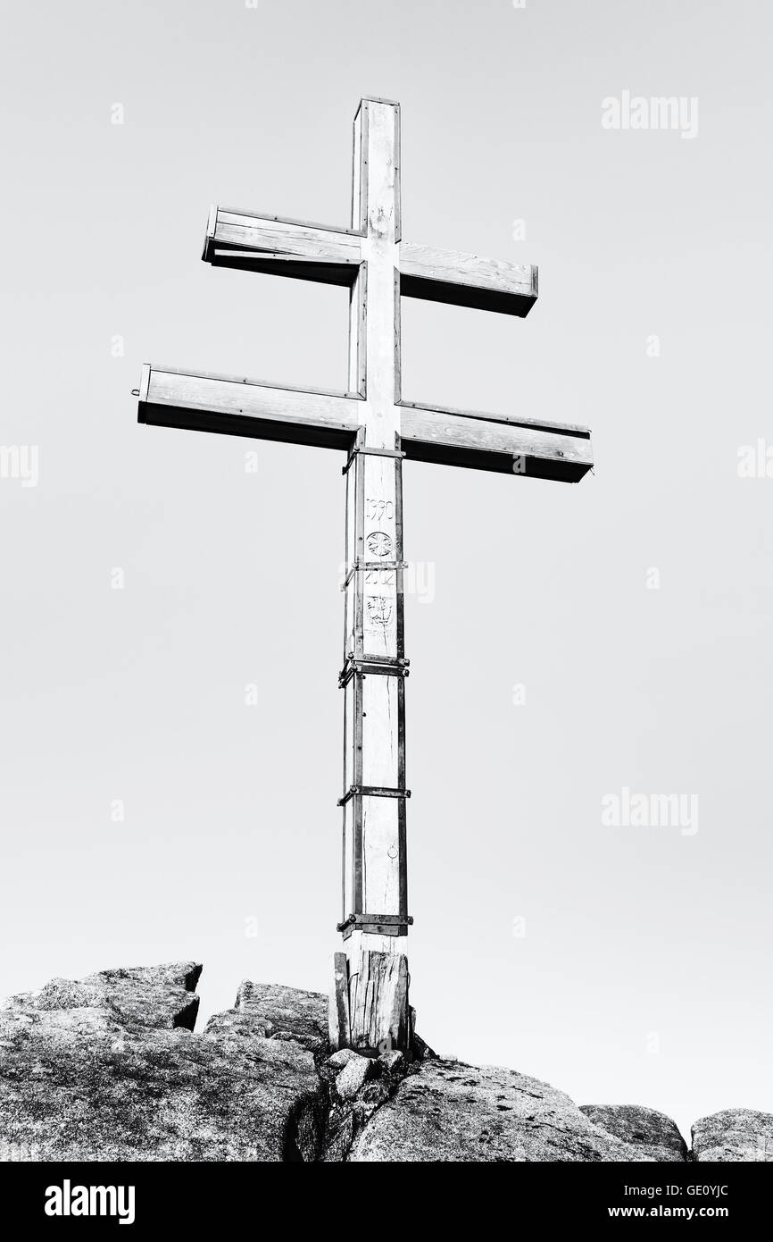 Big cross in mountains hi-res stock photography and images - Alamy