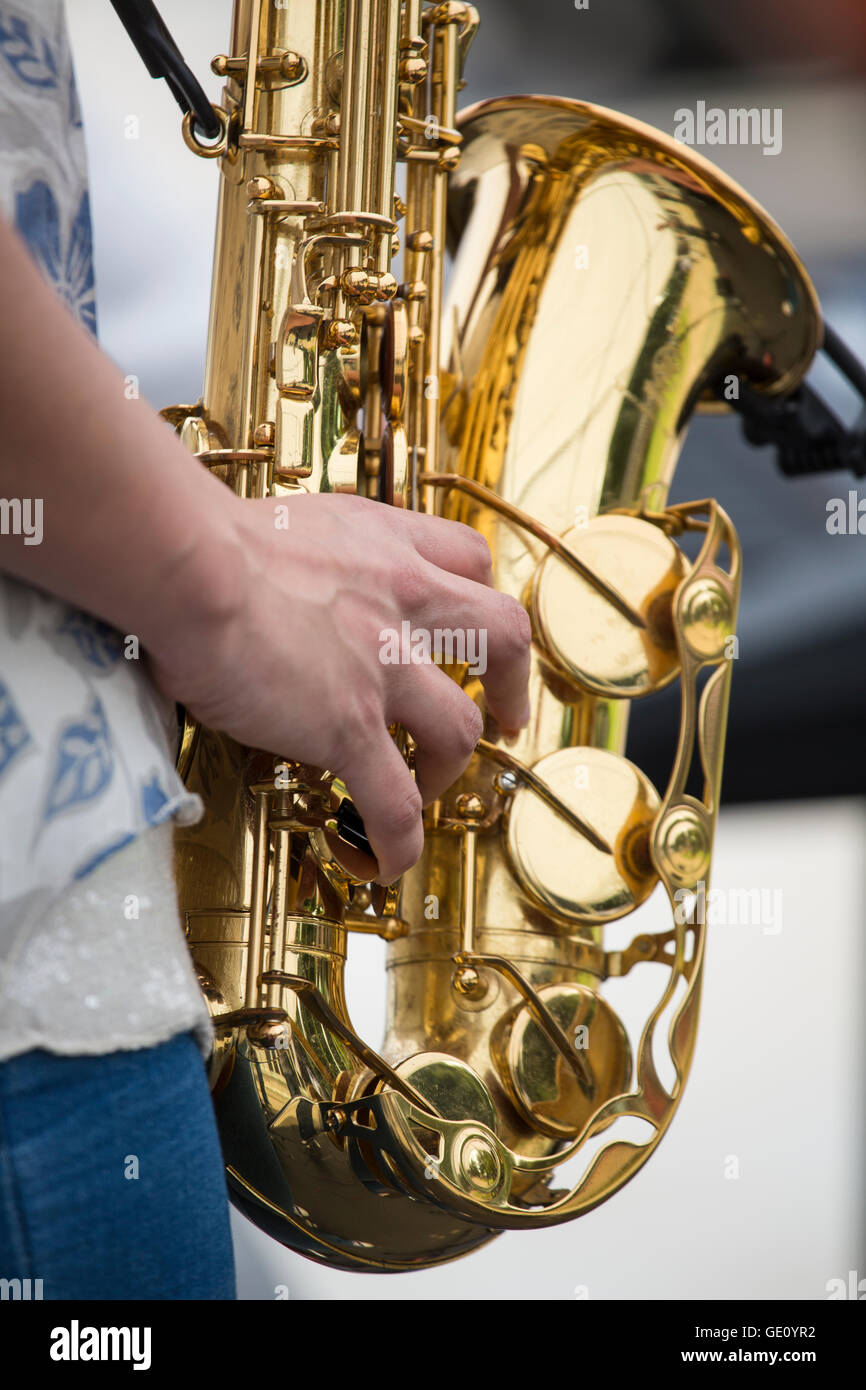 Music being played hi-res stock photography and images - Alamy