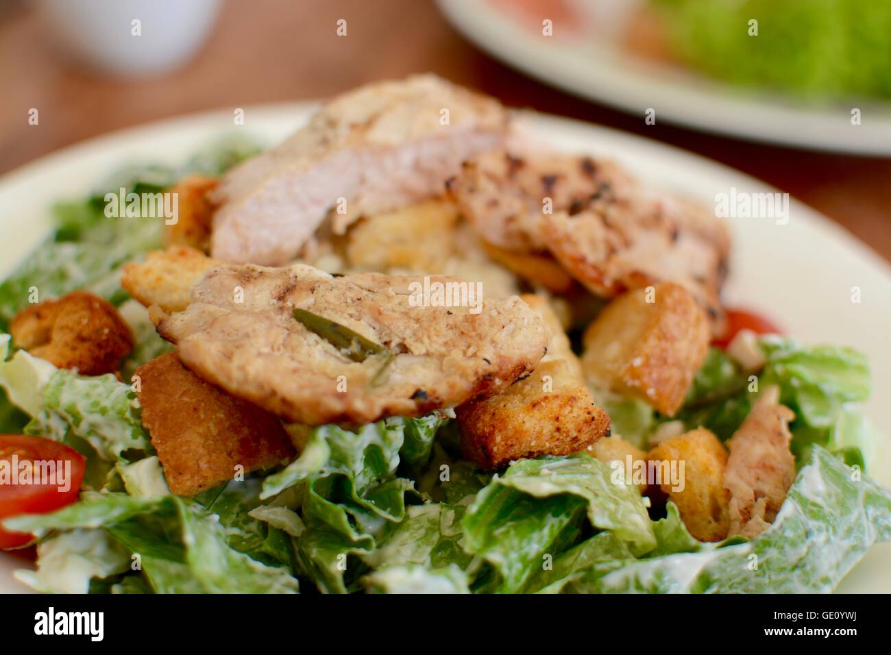 Chicken caesar salad hi-res stock photography and images - Alamy
