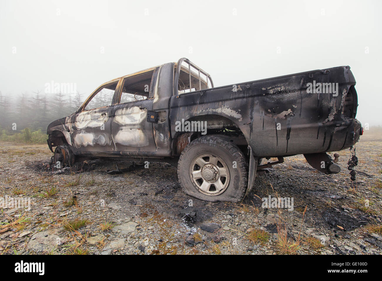 Burnt truck hi-res stock photography and images - Alamy