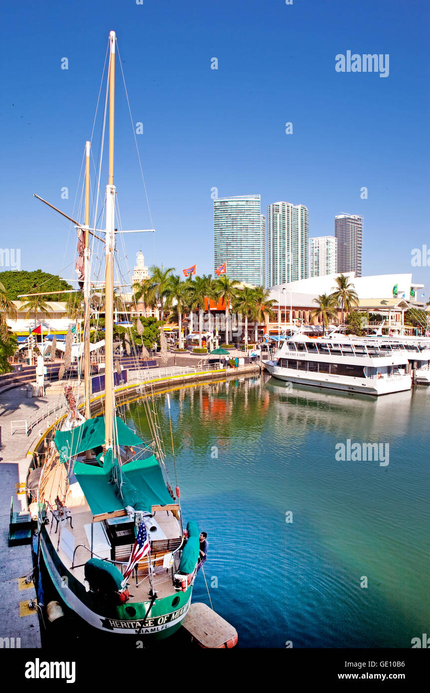 geography / travel, USA, Florida, Miami, harbour, Additional-Rights ...