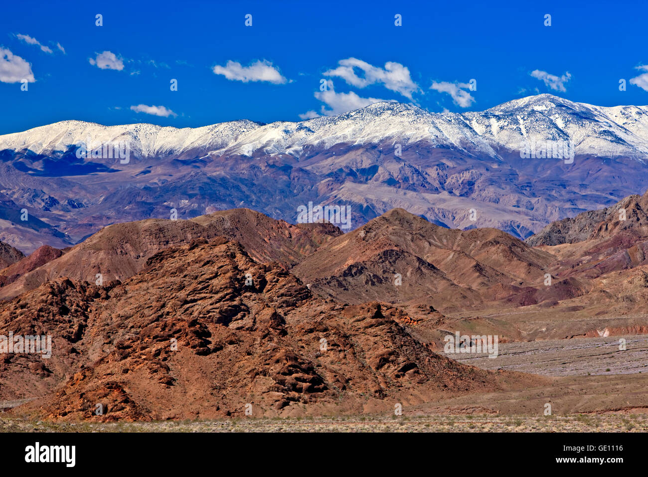 geography / travel, USA, California, Death Valley, Scenic view towards ...