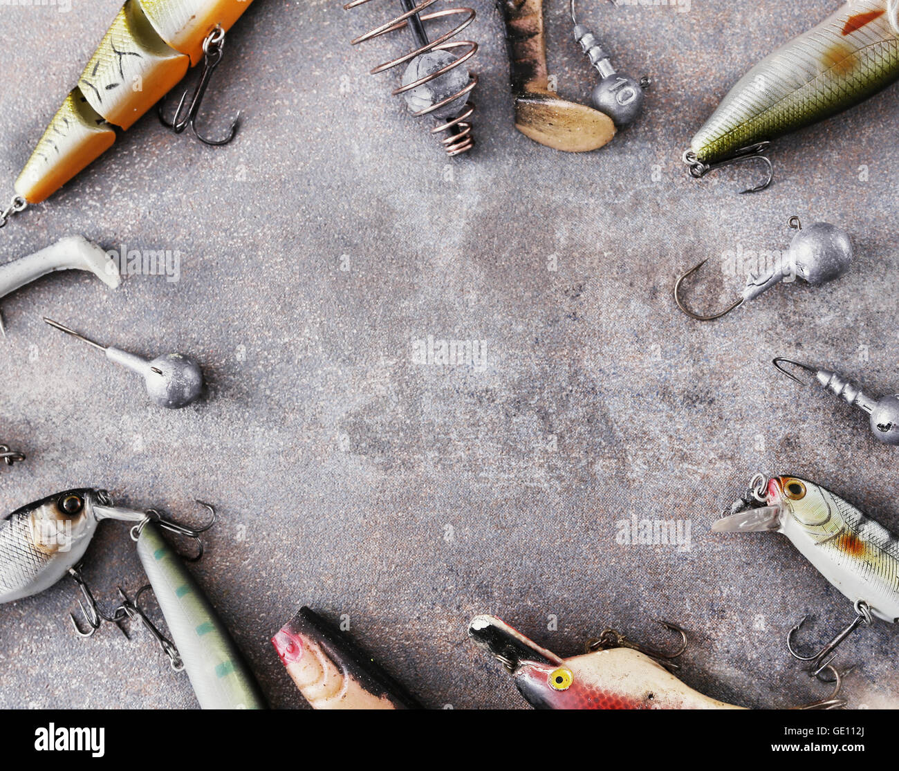 Various fishing tackle hi-res stock photography and images - Alamy