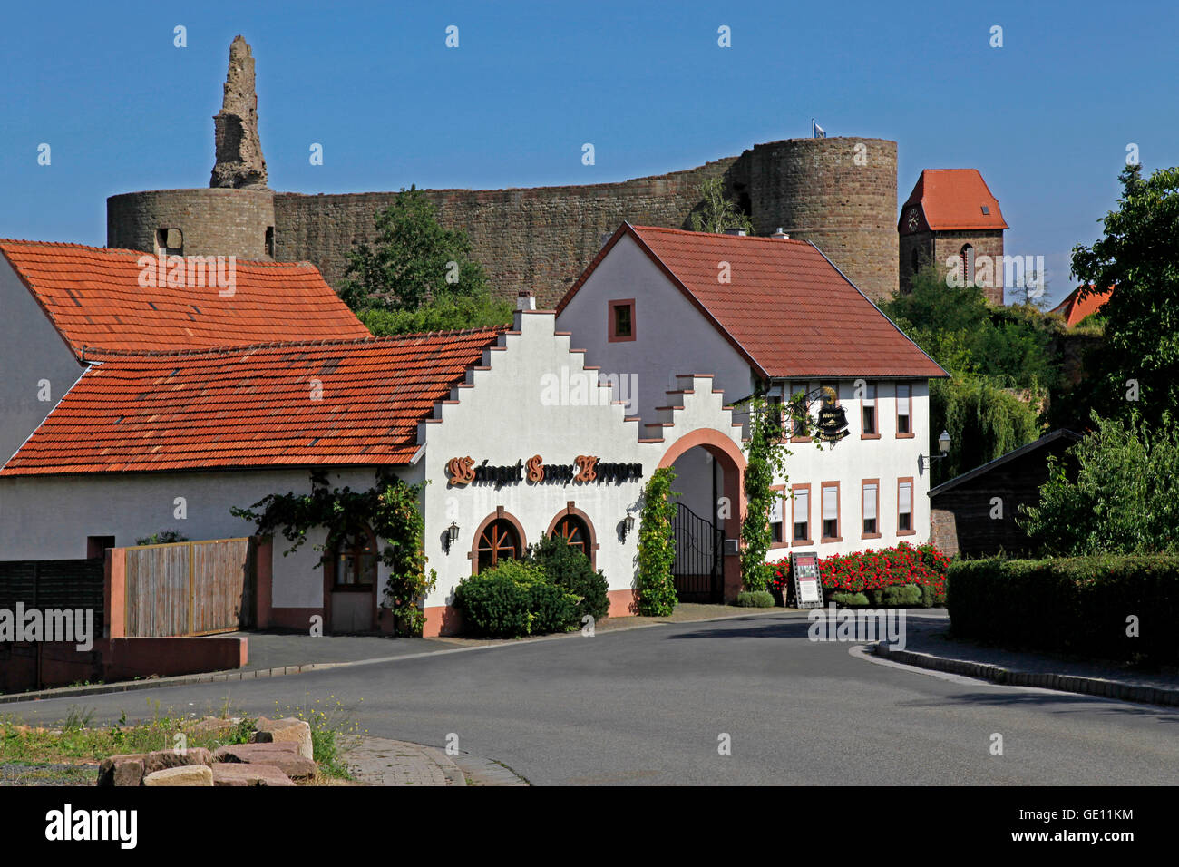Geography travel germany rhineland palatinate winery hi-res stock ...