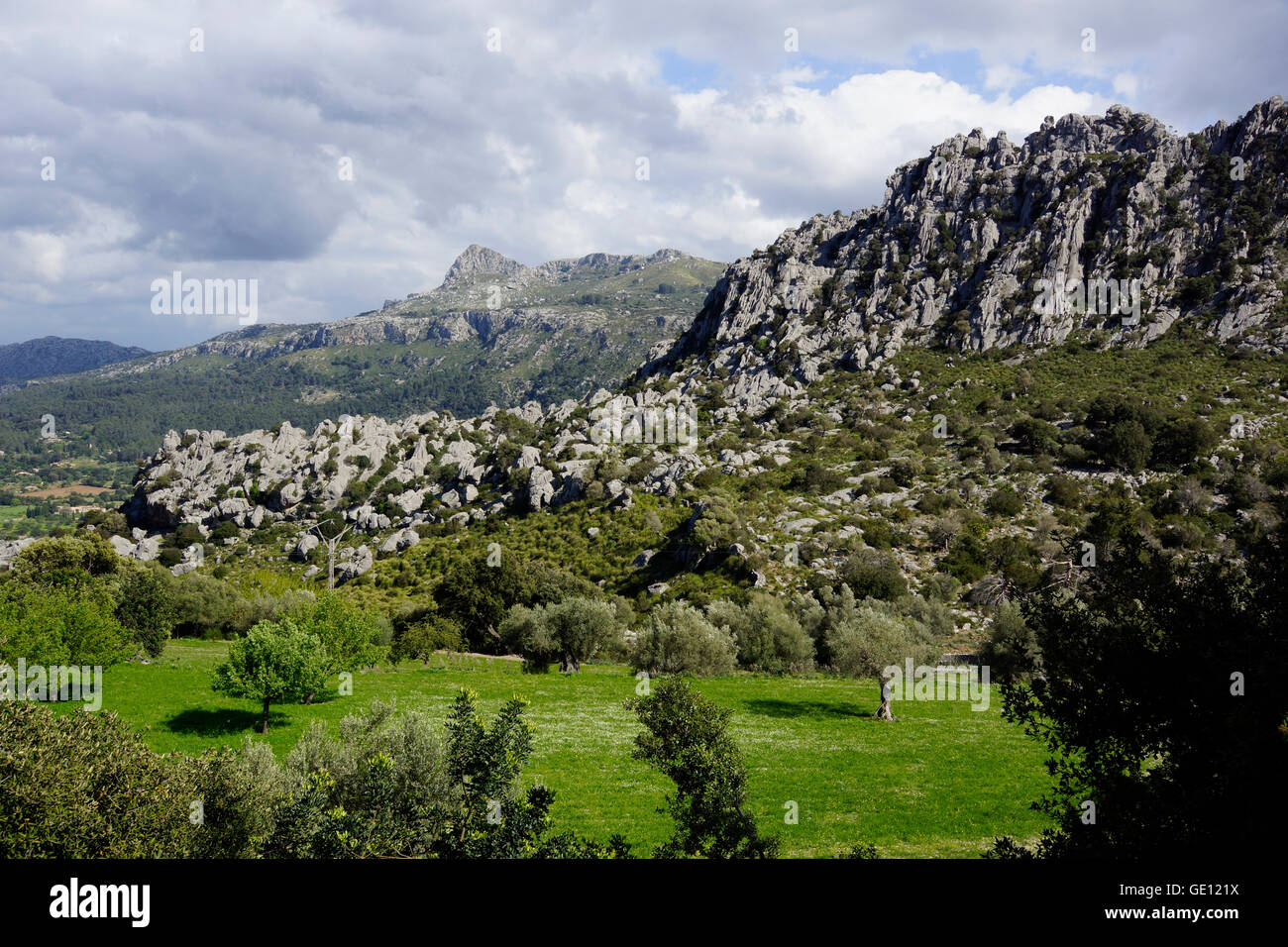 geography / travel, Spain, Mallorca, near Valldemossa, Serra de ...