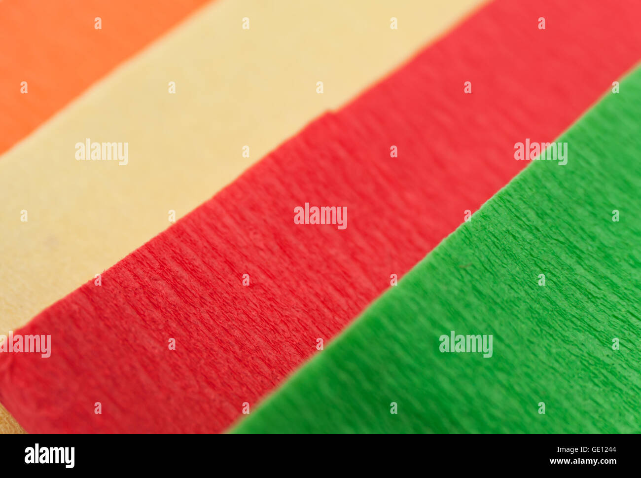 rainbow color paper isolated on white background Stock Photo - Alamy