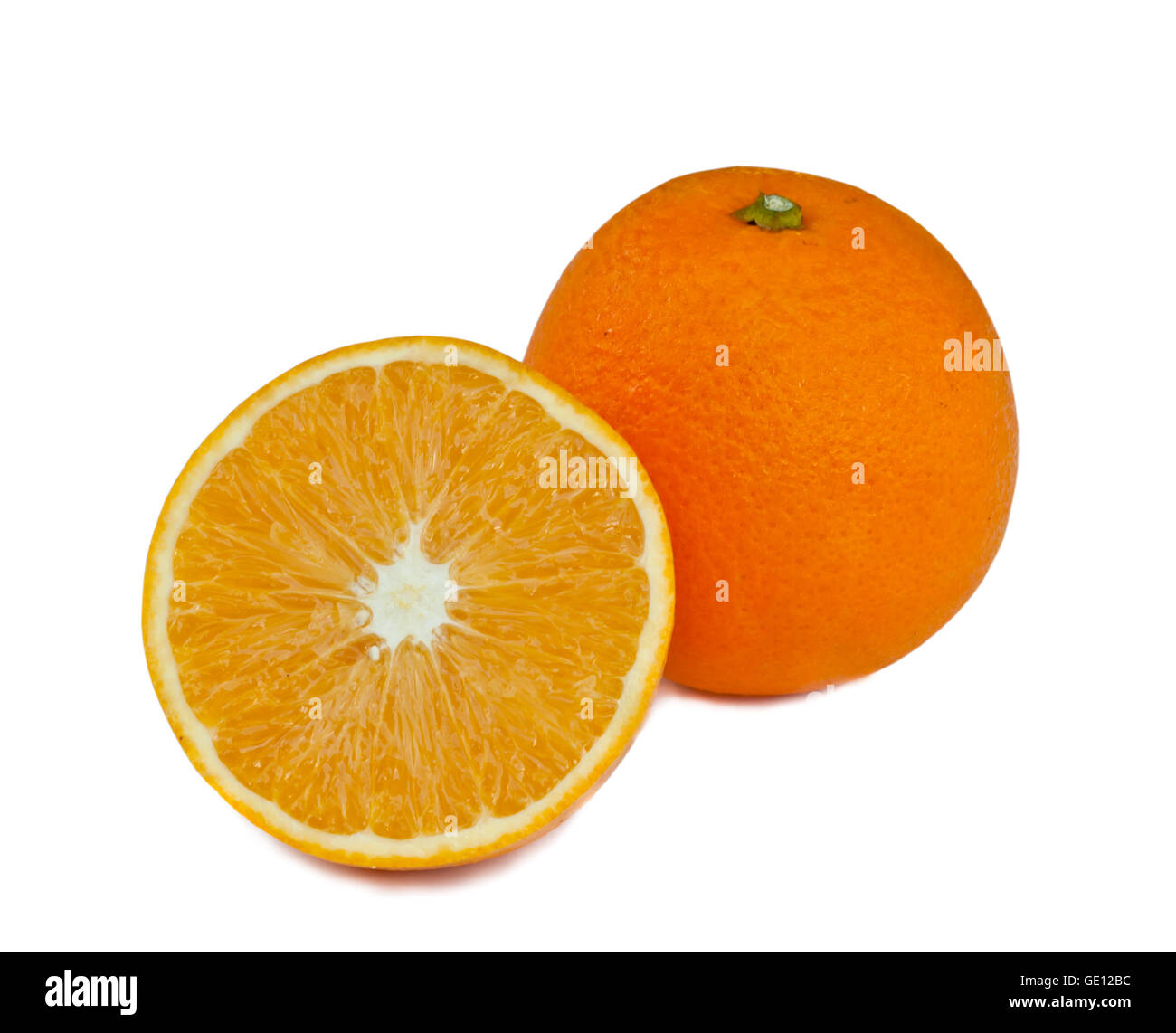 orange isolated on white background Stock Photo - Alamy
