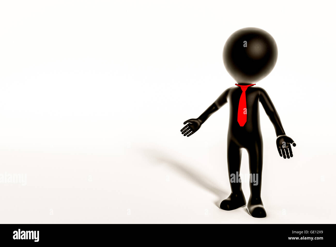 3d illustration of a 3d man isolated on white background Stock Photo ...