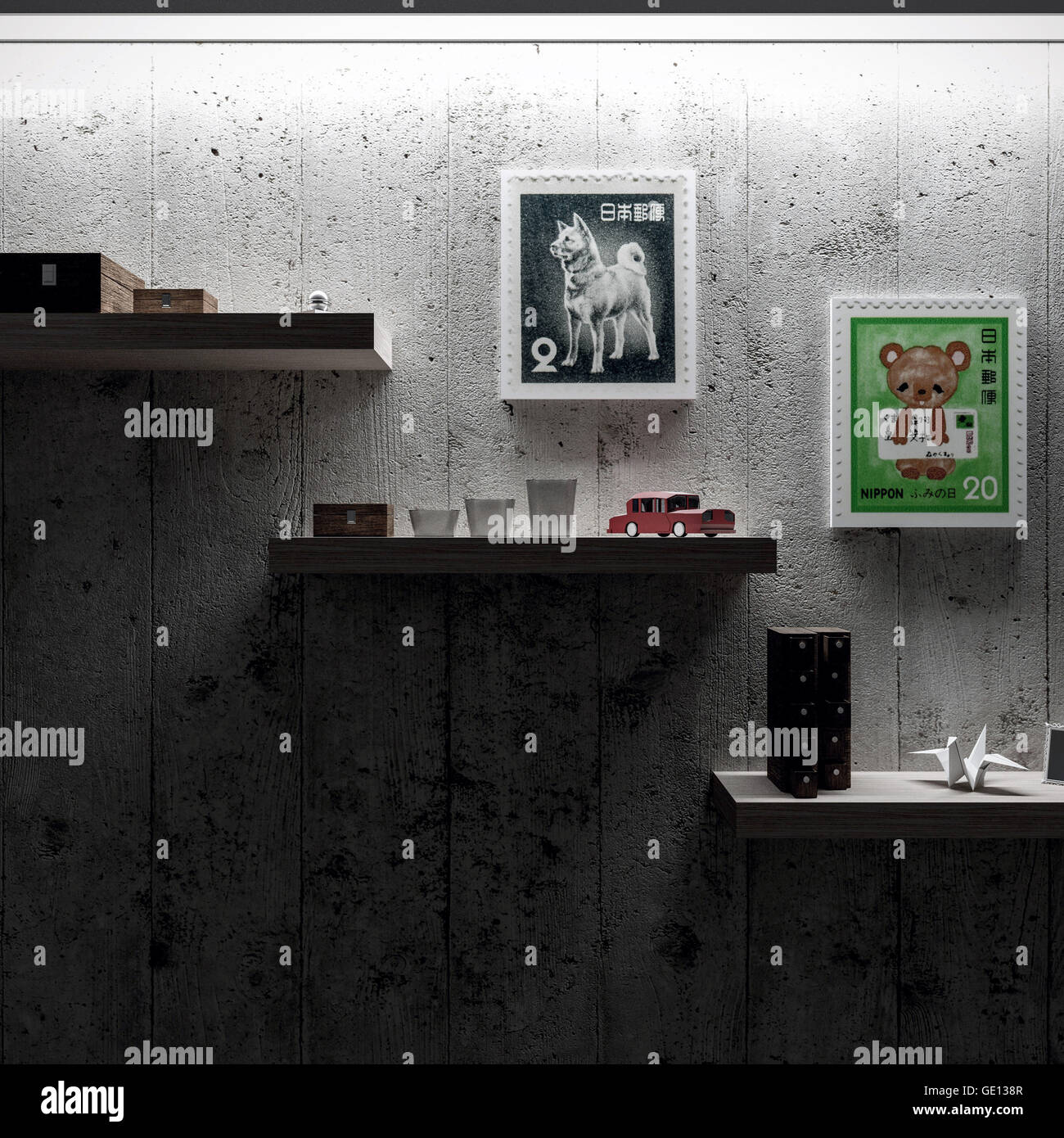 Concrete shelves hi-res stock photography and images - Alamy