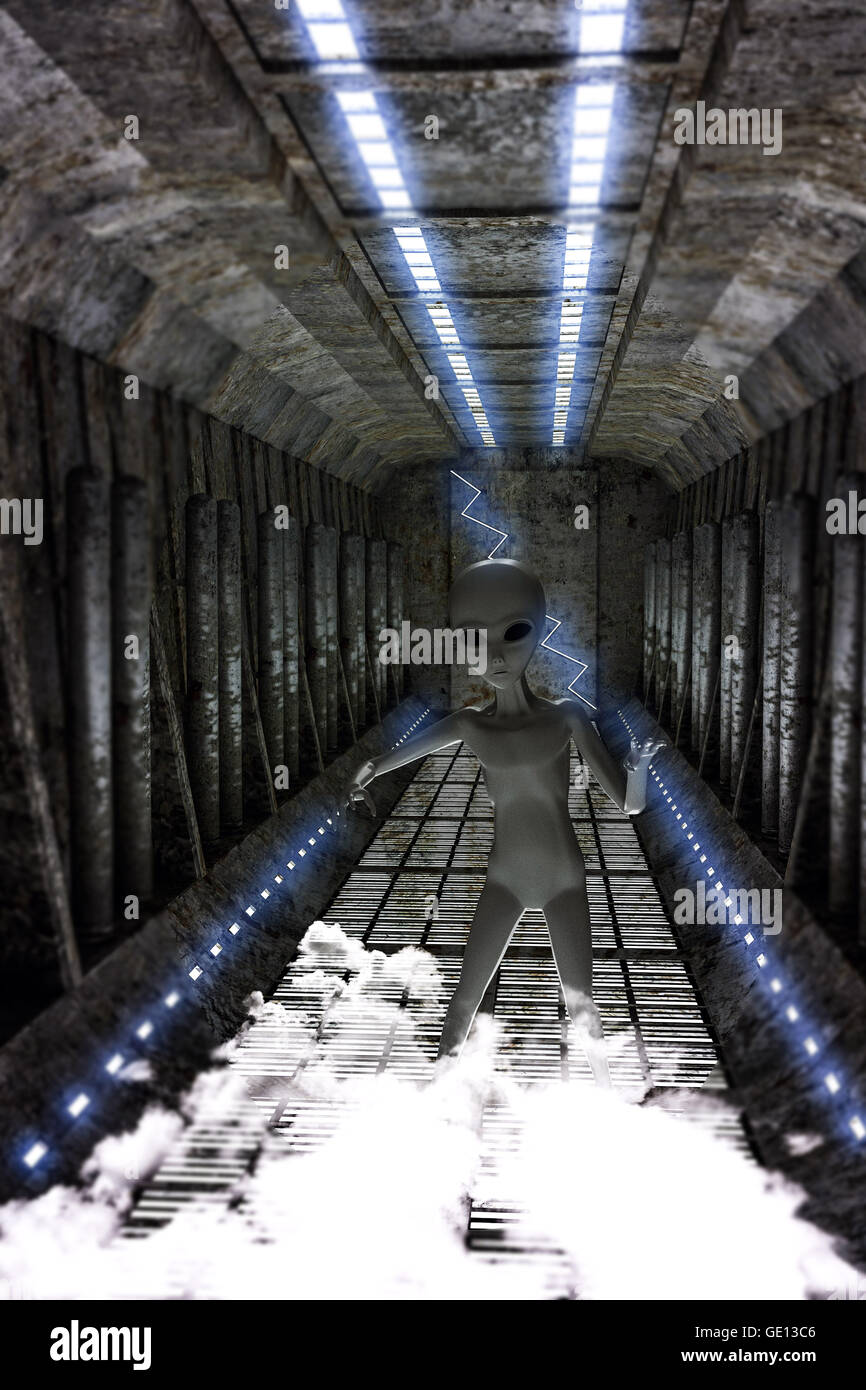 Alien corridor hi-res stock photography and images - Alamy